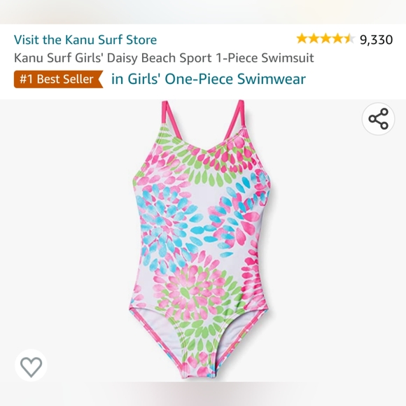 Kanu Surf | Swim | Nwt Kanu Surf Girls Swimsuit | Poshmark